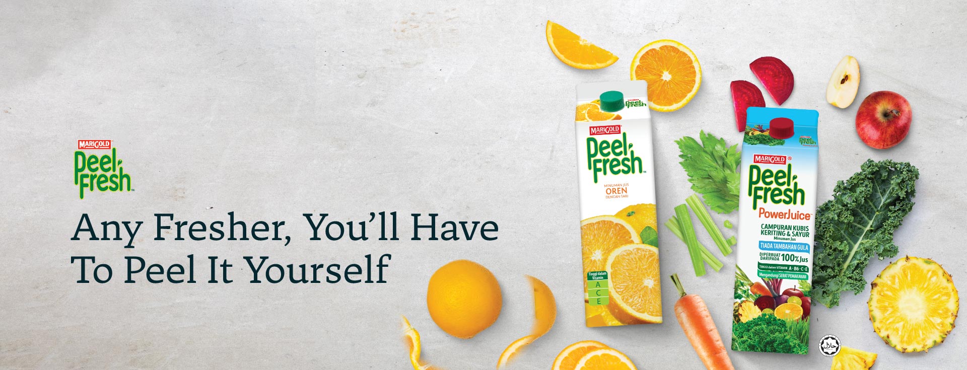 Peel Fresh | For Health For Life | Marigold