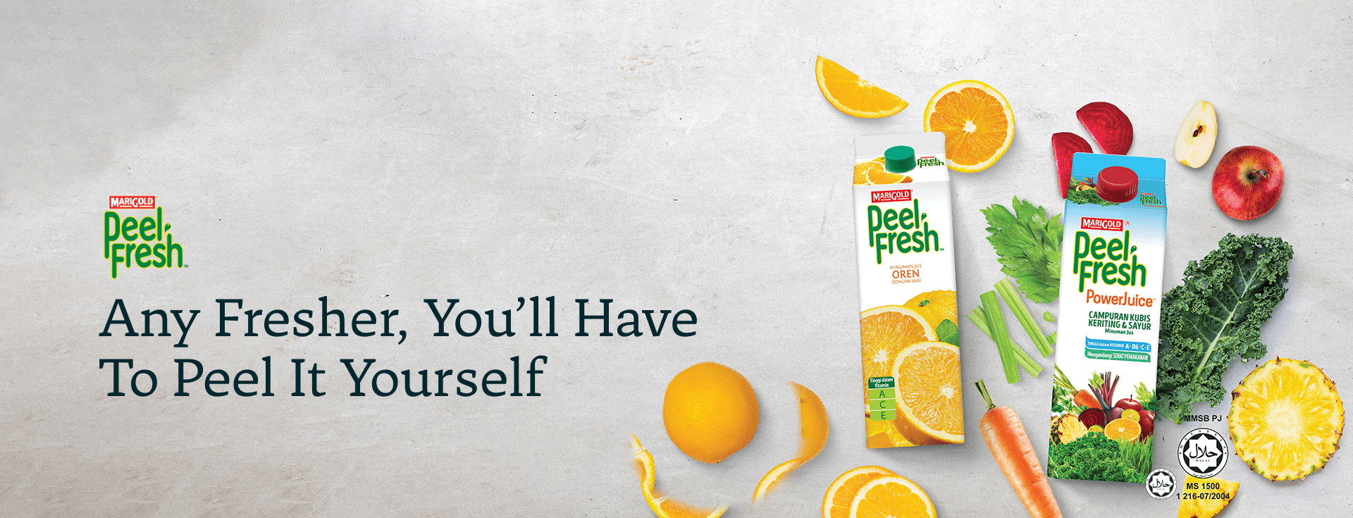 Peel Fresh | For Health For Life | Marigold